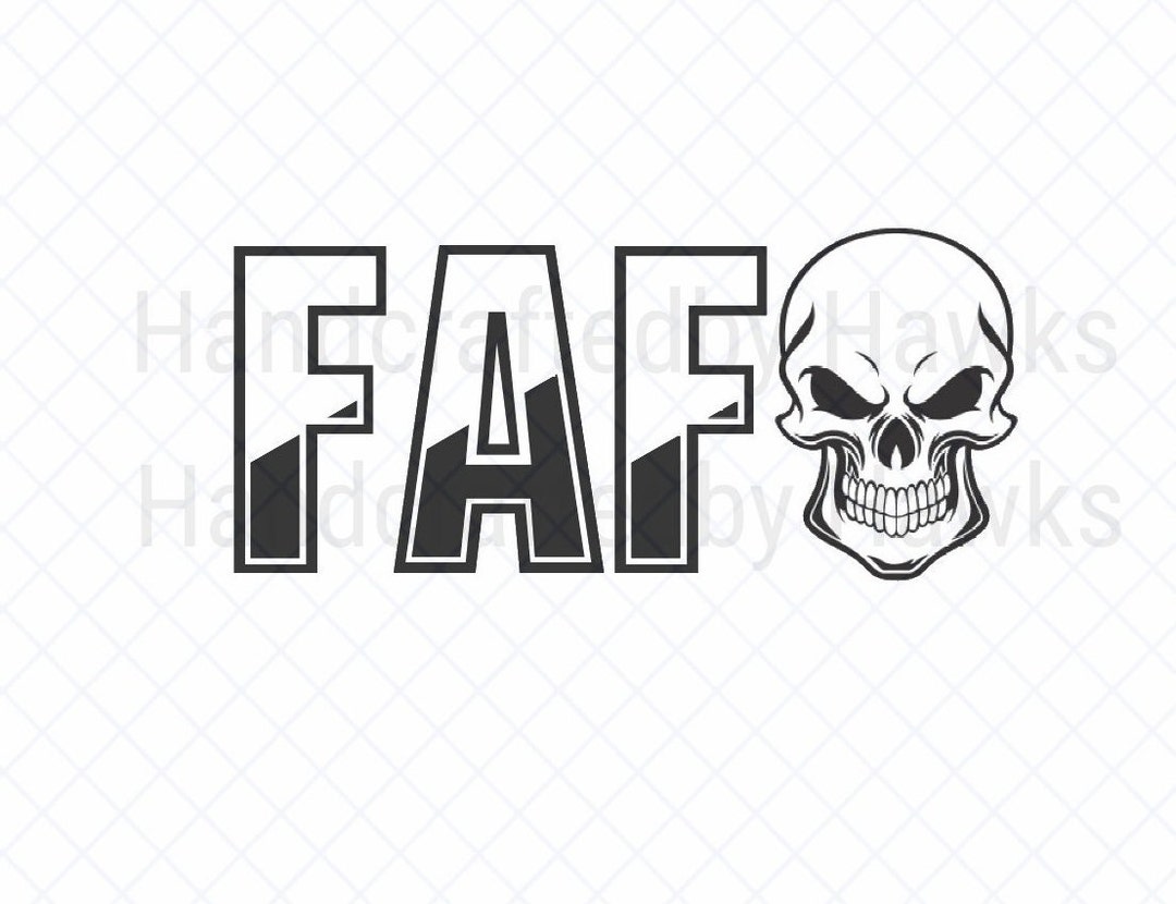 FAFO Skull SVG Digital Download File, 2nd Amendment Svg, Guns Svg ...