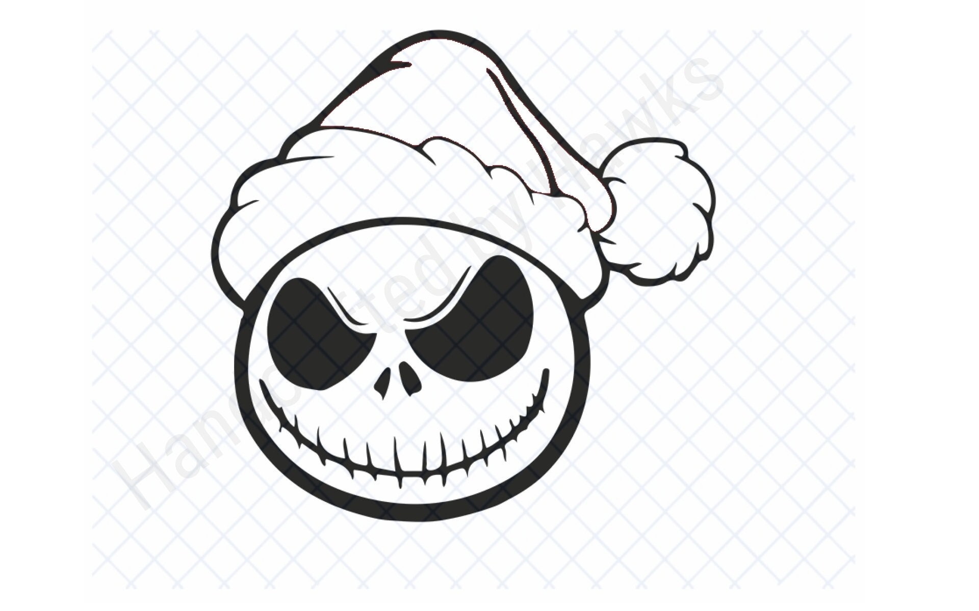Nightmare Before Christmas Svg Jack Skellington Santa Svg - Etsy
