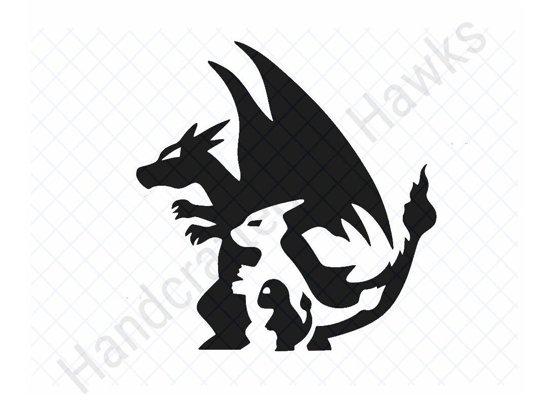 Charizard Stencil