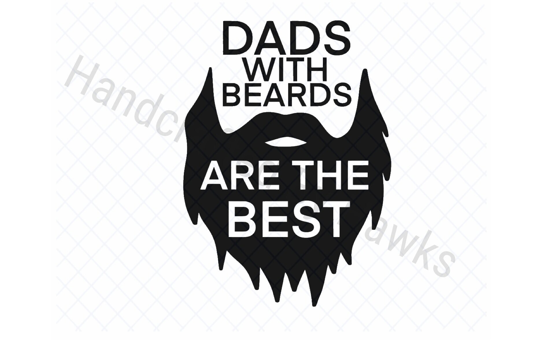 Dads With Beards Are the Best Svg Fathers Day Png Bearded - Etsy