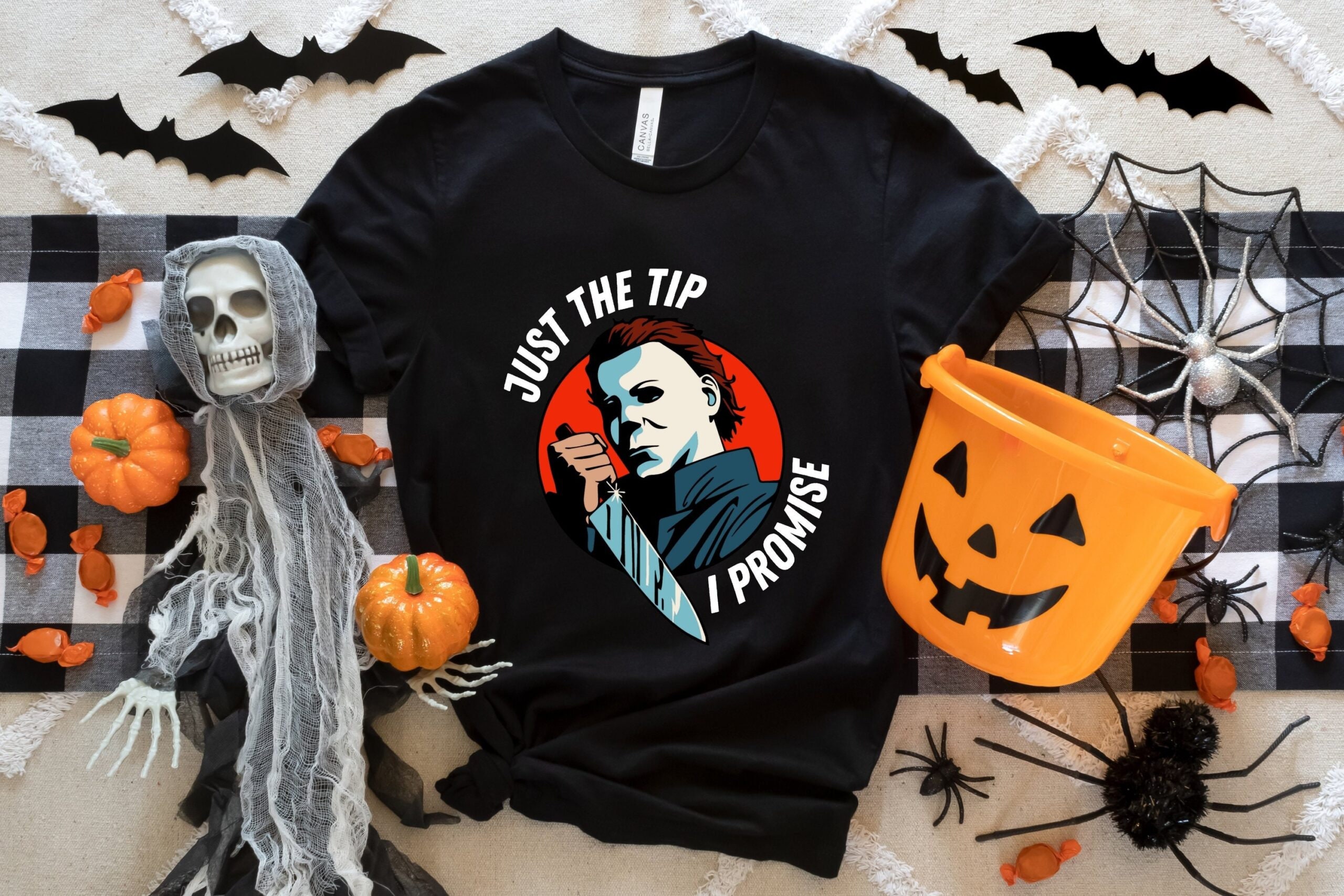 Eerie Michael Myers SVG Just the Tip I Promise Halloween - Etsy