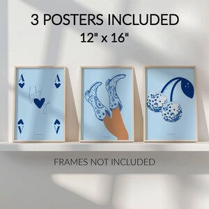 LARKINROAD Positive Affirmation 3 Posters 12x16 Unframed, Coastal ...