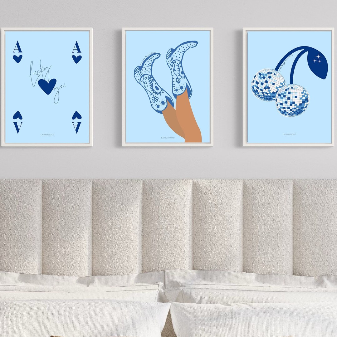 LARKINROAD Positive Affirmation 3 Posters 12x16 Unframed, Coastal ...