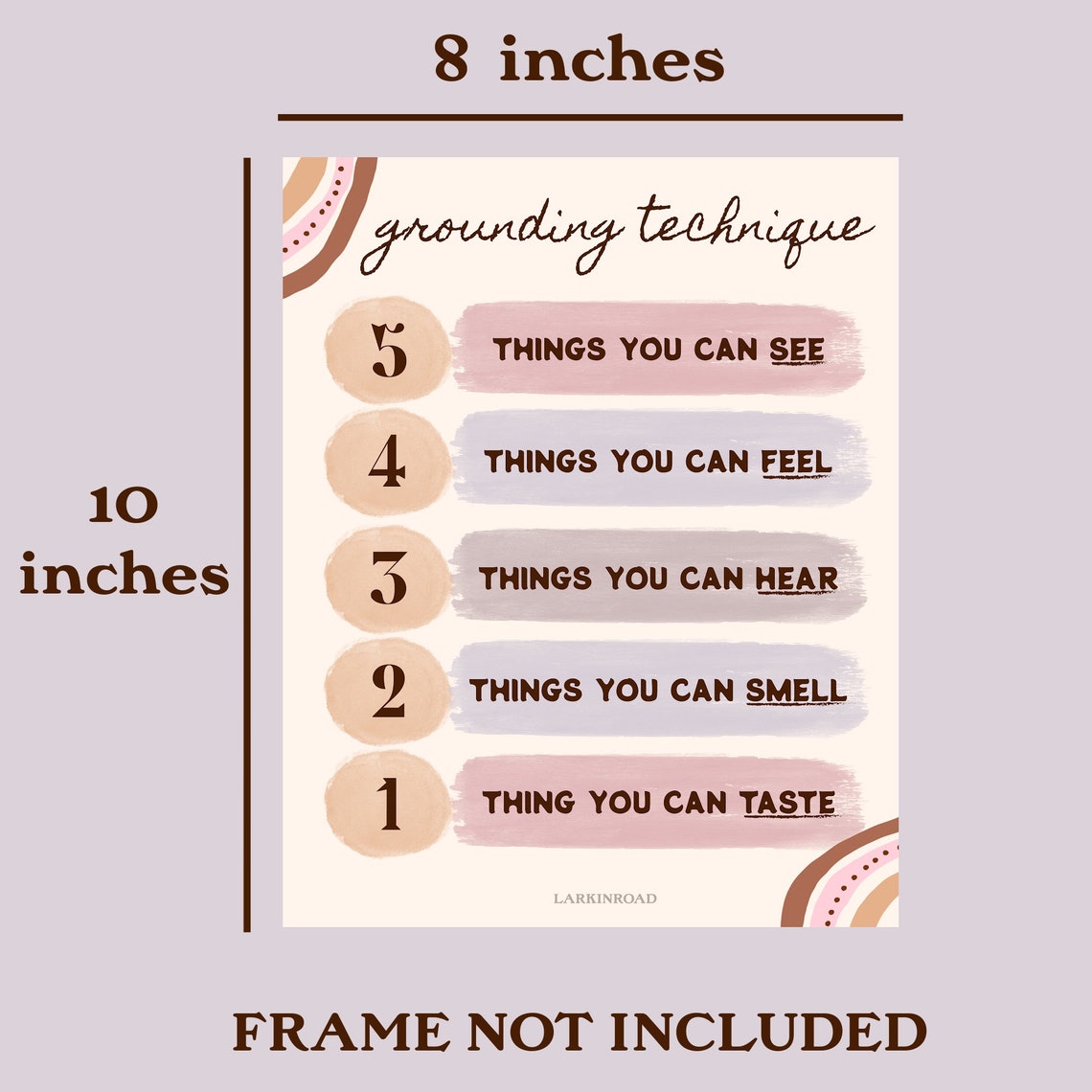 4 Pack Boho Rainbow Classroom Decor Boho Calm Down Corner - Etsy