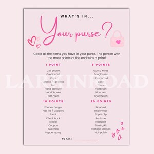 Bridal Shower Baby Shower Game Instant Digital Download Printable What ...