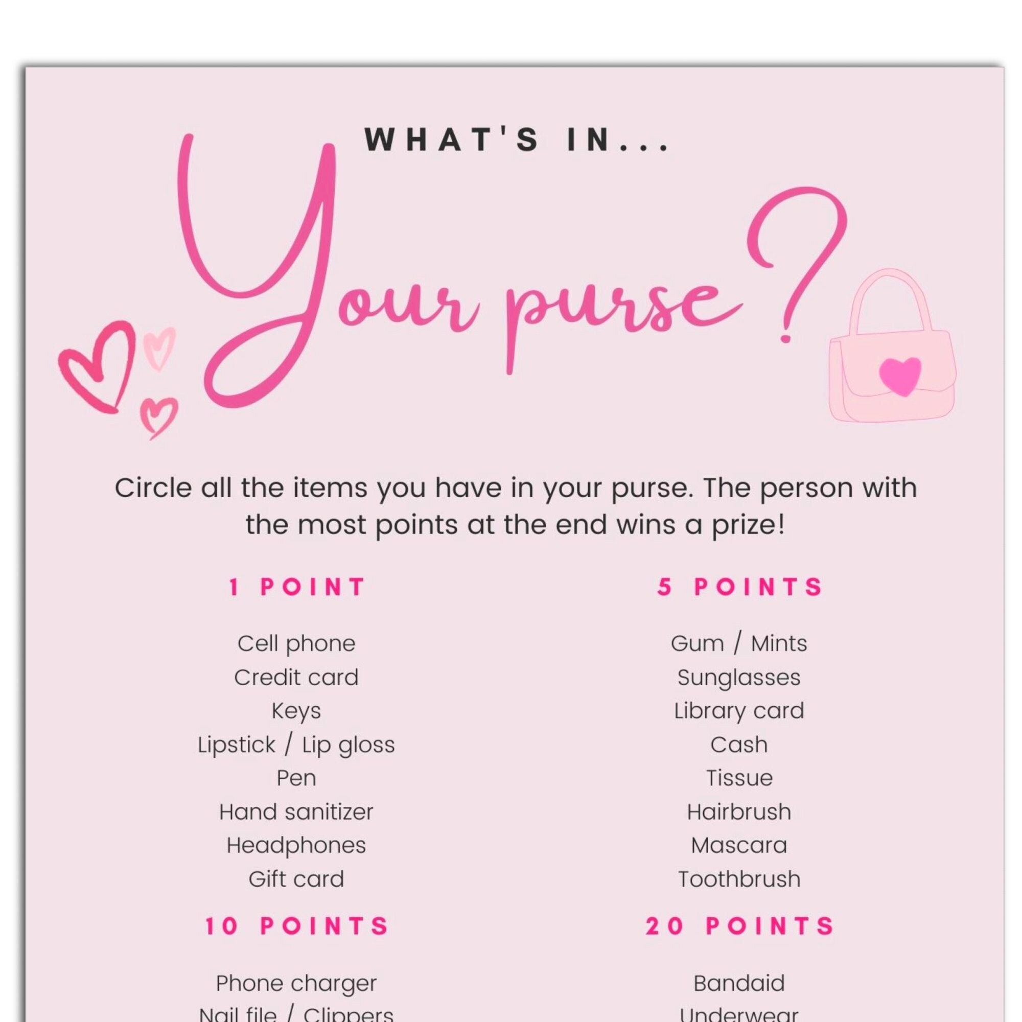 Bridal Shower Baby Shower Game Instant Digital Download Printable What ...