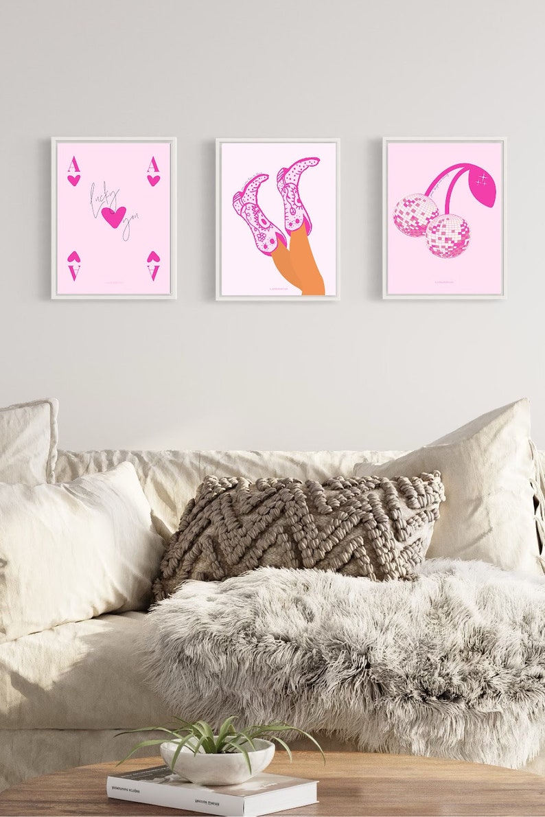 LARKINROAD Positive Affirmation 3 Posters 12x16 Unframed, Coastal ...