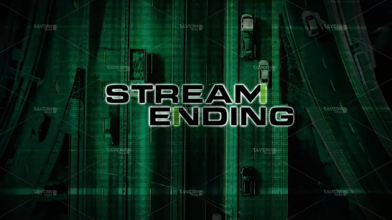 Animated Stream Package - Dark Theme - Action FPS - Green & Black ...