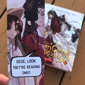 Hualian Bookmark MXTX Danmei Merch TGCF Tian Guan Ci Fu Heaven ...