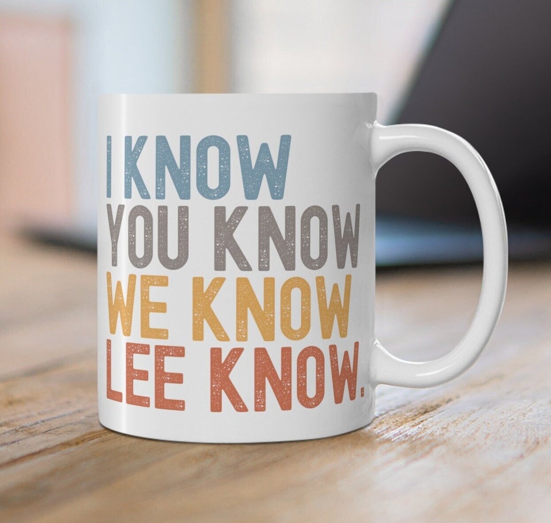 I Know You Know Lee Know Mug SKZ, Coffee Mug, Stray Kids Mug, Stray ...