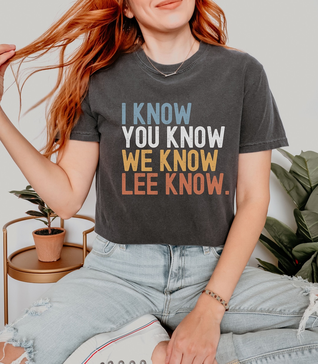 I Know You Know Lee Know Shirt SKZ, Bang Chan, Changbin, Hyunjin, Han ...