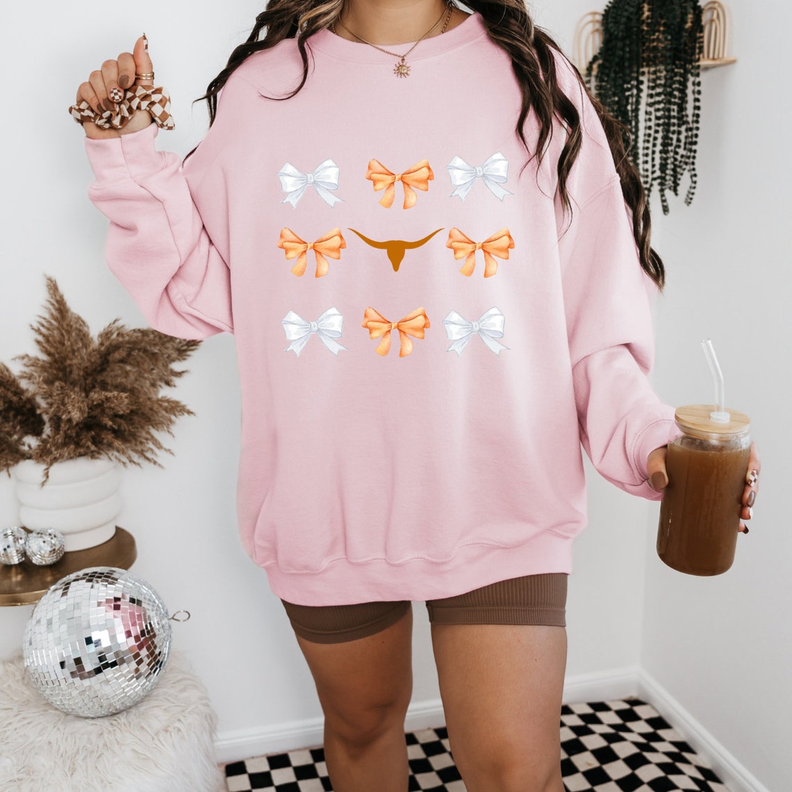 Texas Longhorn Football Sweatshirt, College Team Spirit Apparel ...