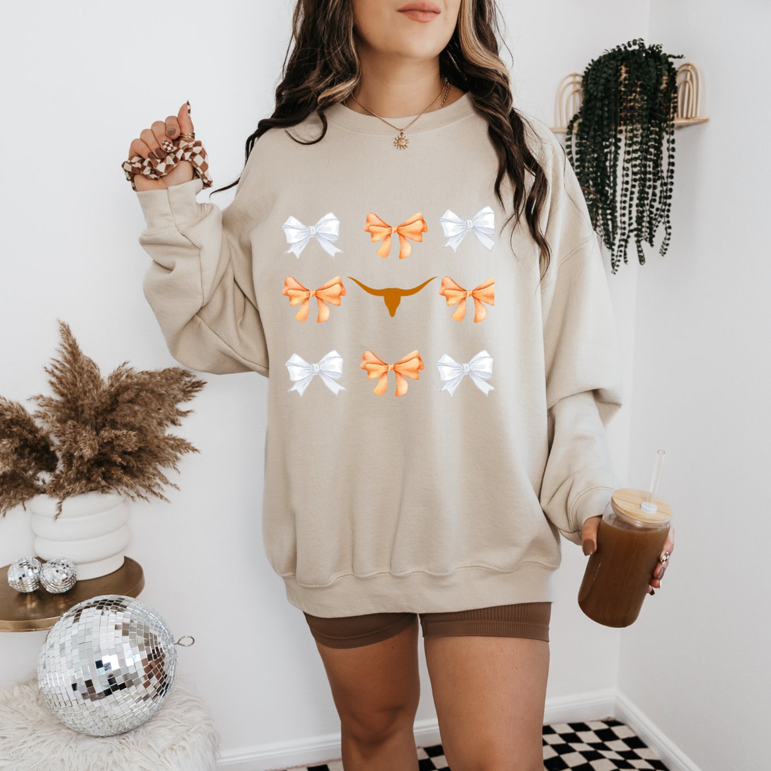 Texas Longhorn Football Sweatshirt, College Team Spirit Apparel ...