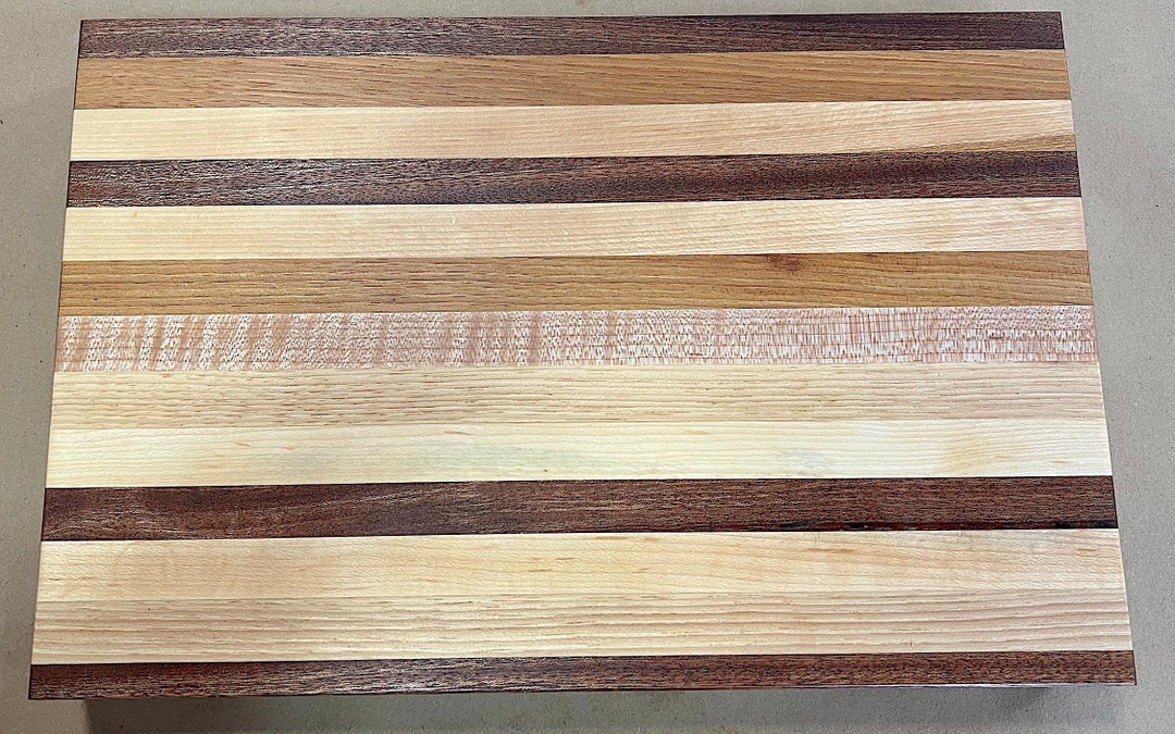 Multi-color Edge Grain Cutting Board - Etsy