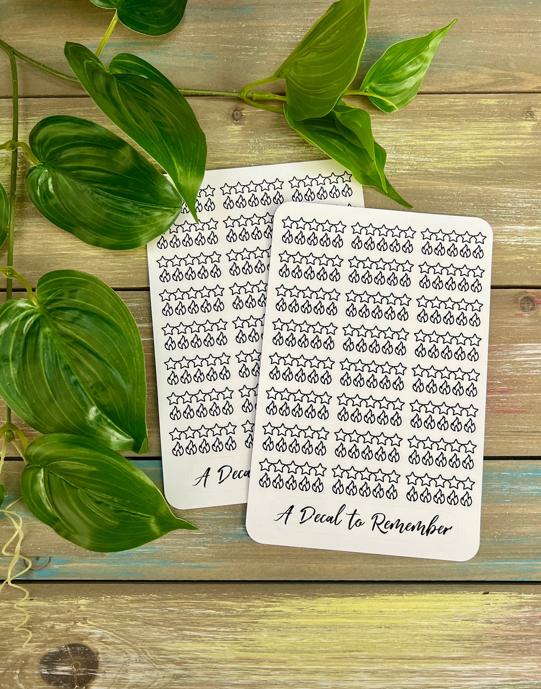 Blank Star Rating and Spice Rating Stickers - Reading Journal Stickers ...