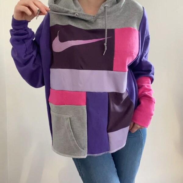 Patchwork Hoodie - Etsy