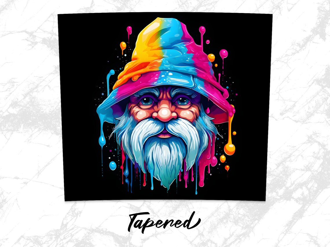 Gnome Tumbler Wrap, Sprite, 20 Oz Tumbler Sublimation Design, Straight ...