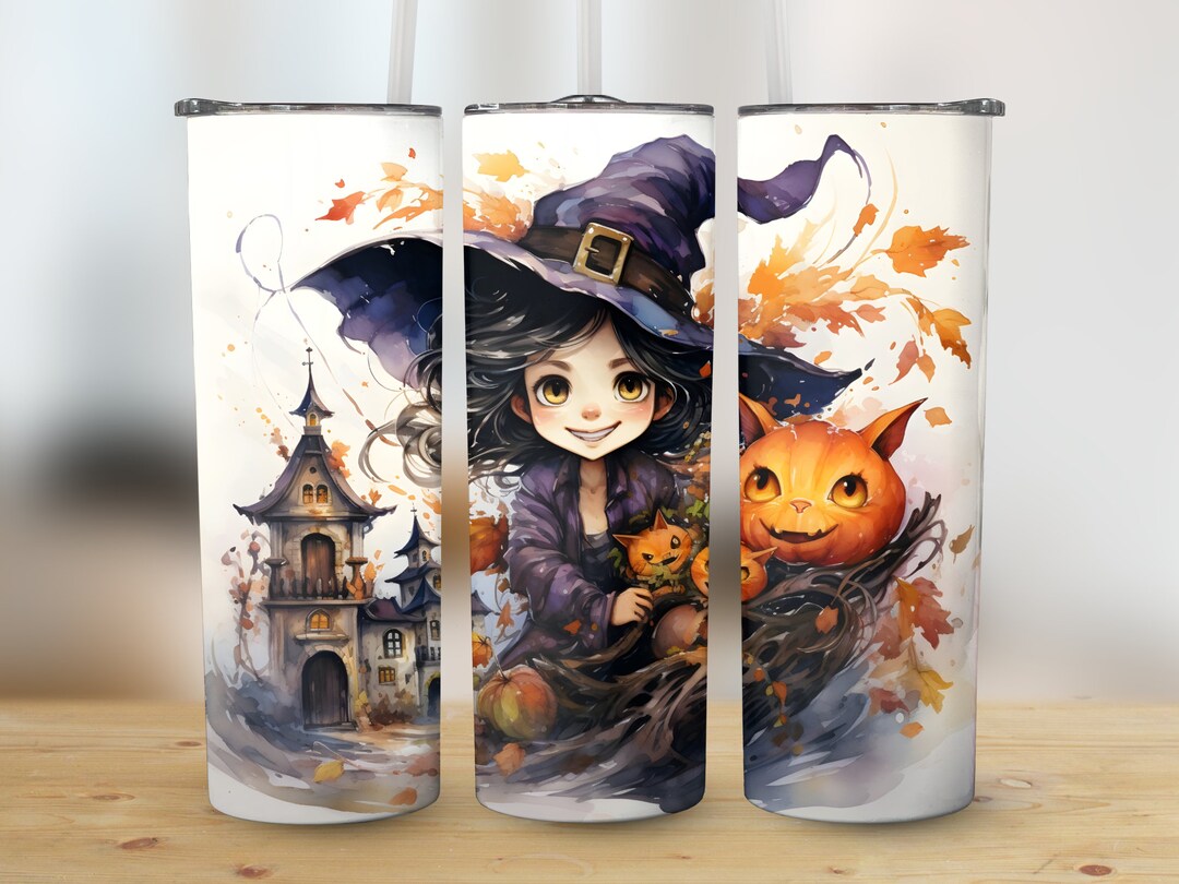 Cute Potion Witch Tumbler Wrap | 20oz Sublimation Tumbler Design | 9.2 ...