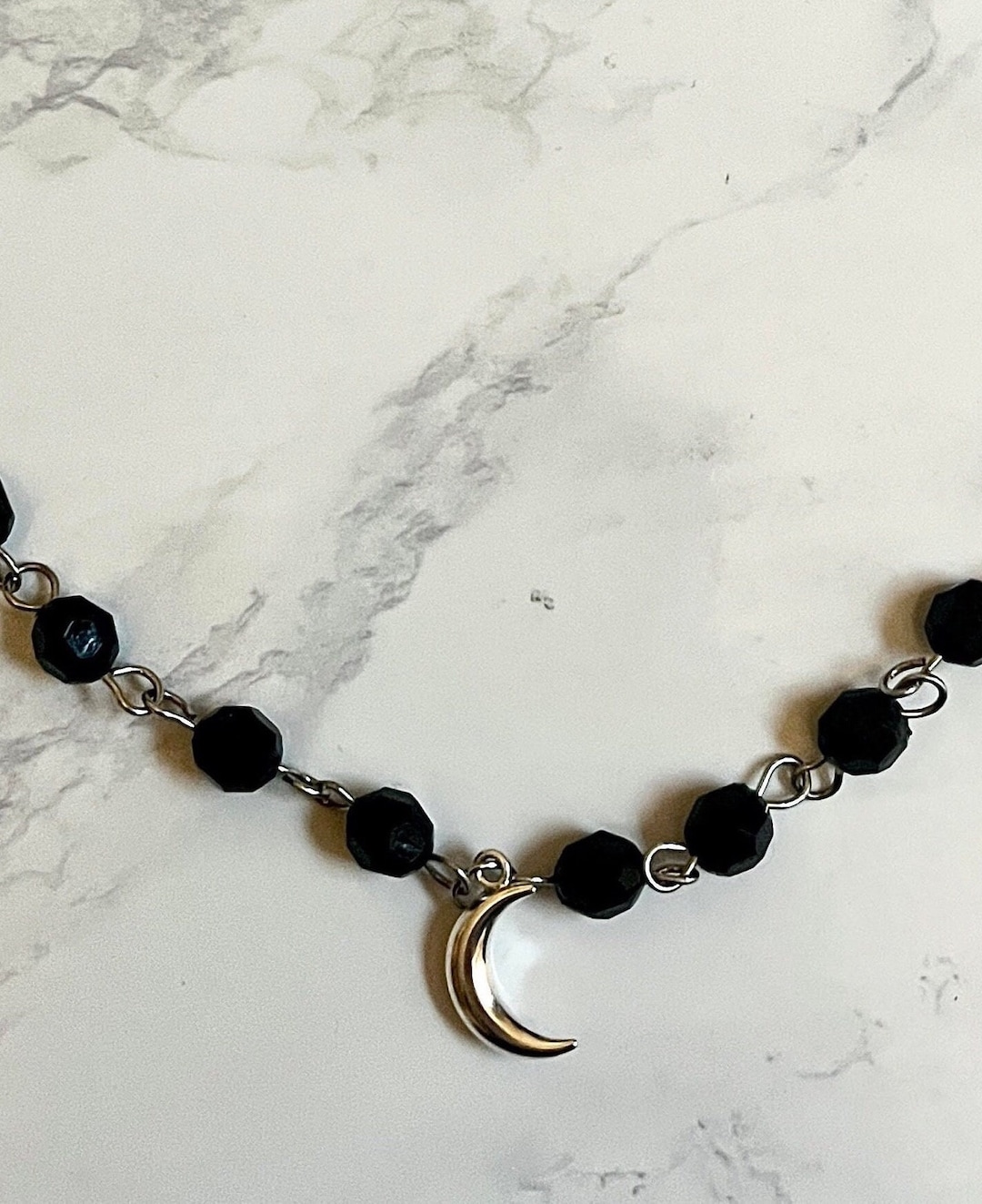 Stevie Nicks/practical Magic Inspired Crescent Moon Witchy Necklace ...