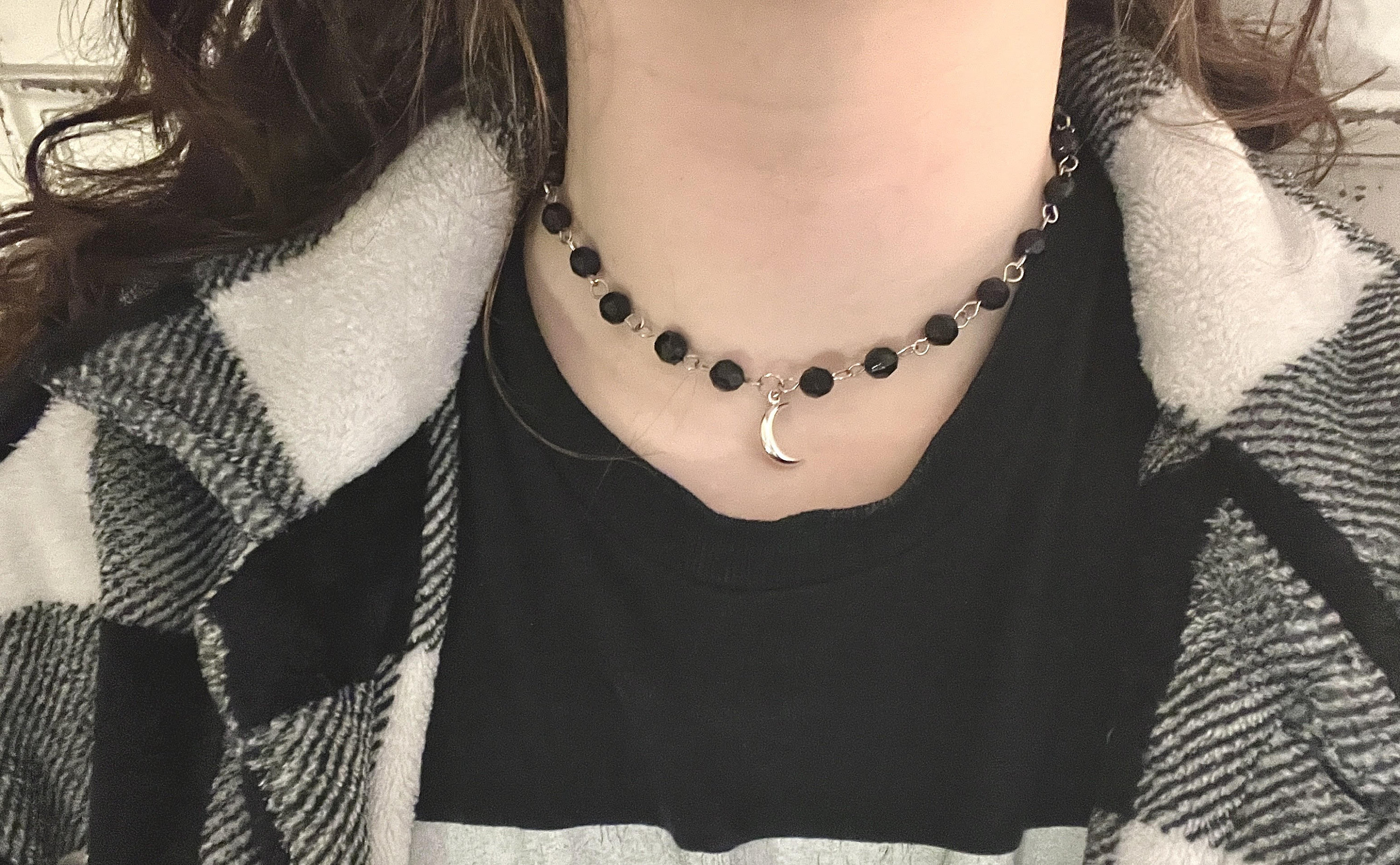 Stevie Nicks/practical Magic Inspired Crescent Moon Witchy Necklace ...