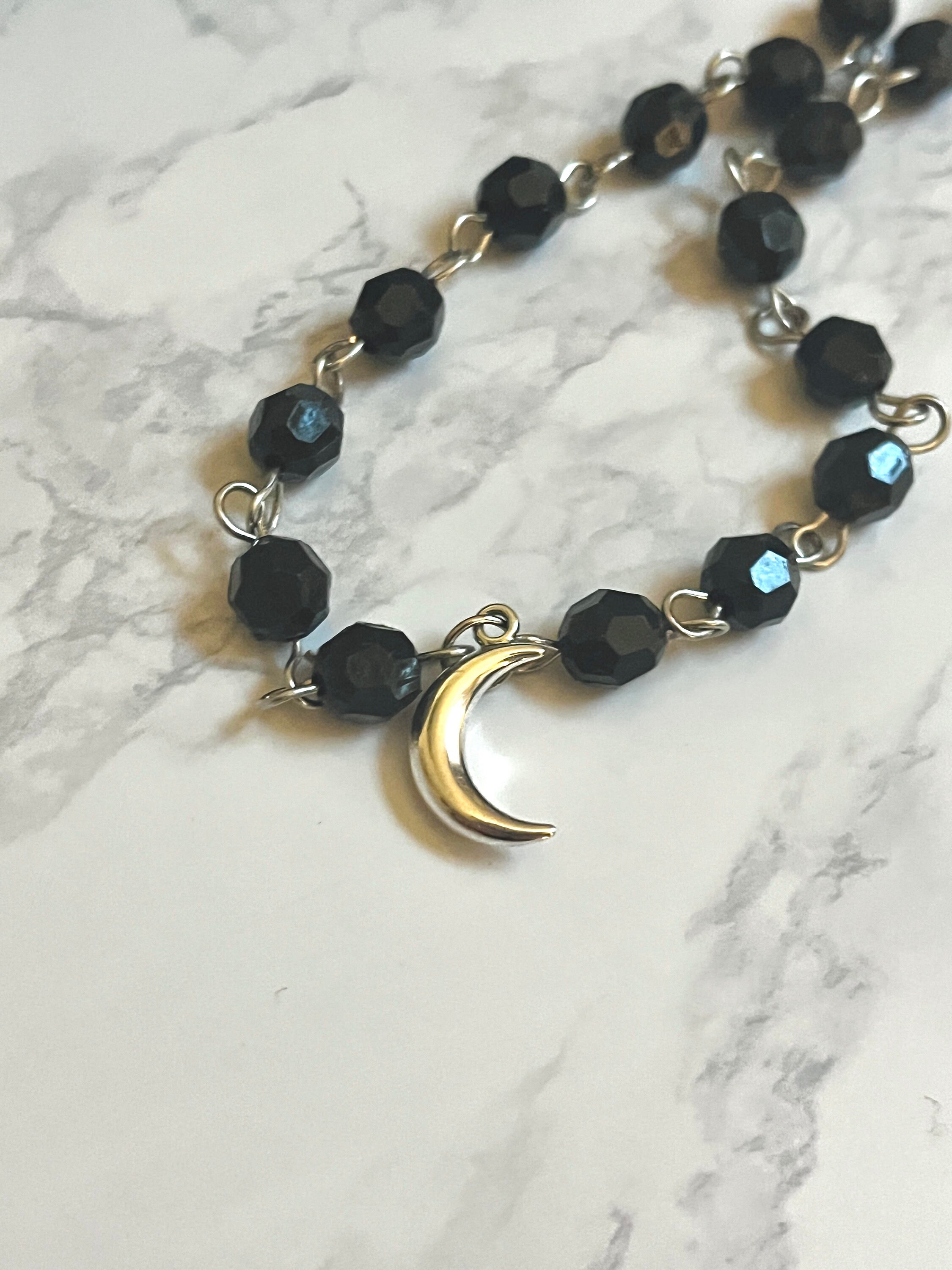 Stevie Nicks/practical Magic Inspired Crescent Moon Witchy Necklace ...