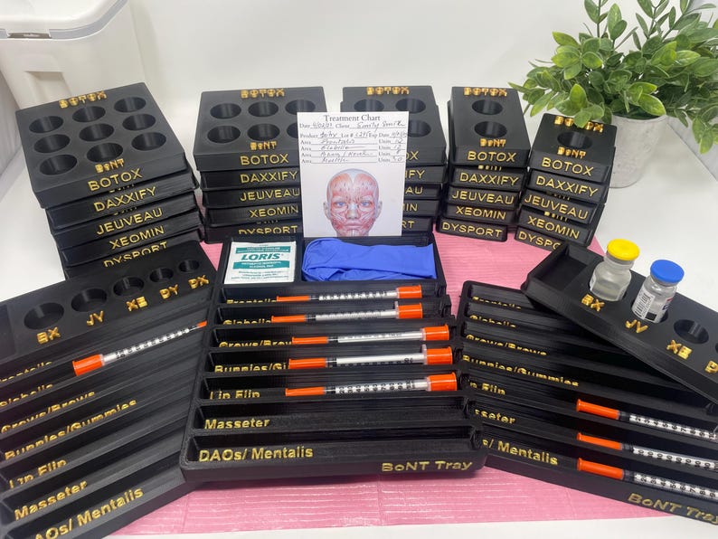 Neurotoxin Botox Fillers Dysport Injection Complete Tray Organizer ...