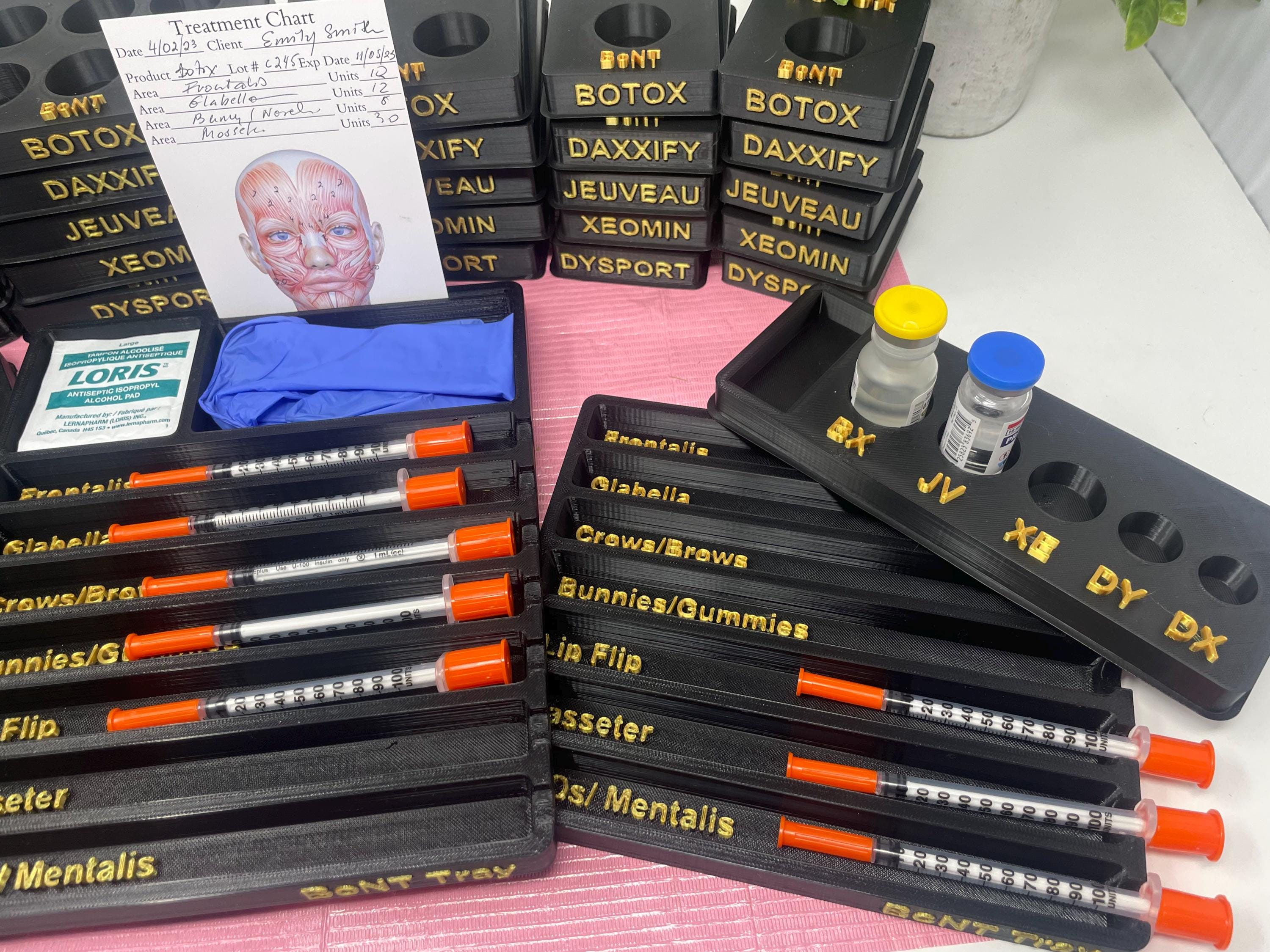 Neurotoxin Botox Fillers Dysport Injection Complete Tray Organizer ...