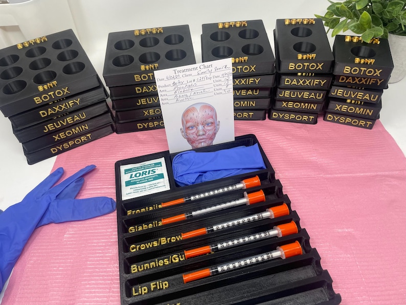 Neurotoxin Botox Fillers Dysport Injection Complete Tray Organizer ...