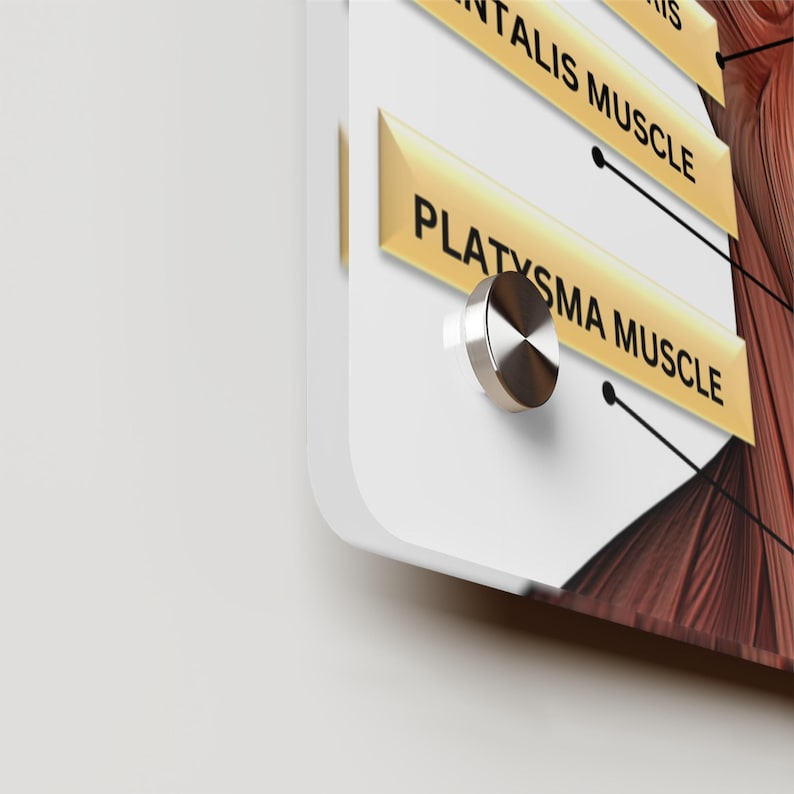 Male Facial Muscles Labeled, Cosmetic Injector Tool, Facial Anatomy ...