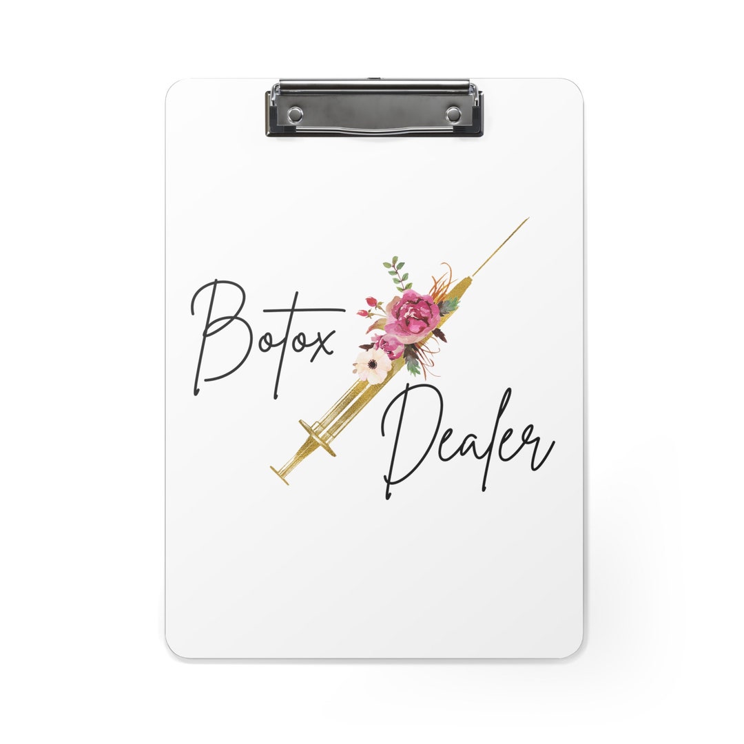 Botox Office Clipboard, Botox Dealer Clipboard, Office Supplies - Etsy