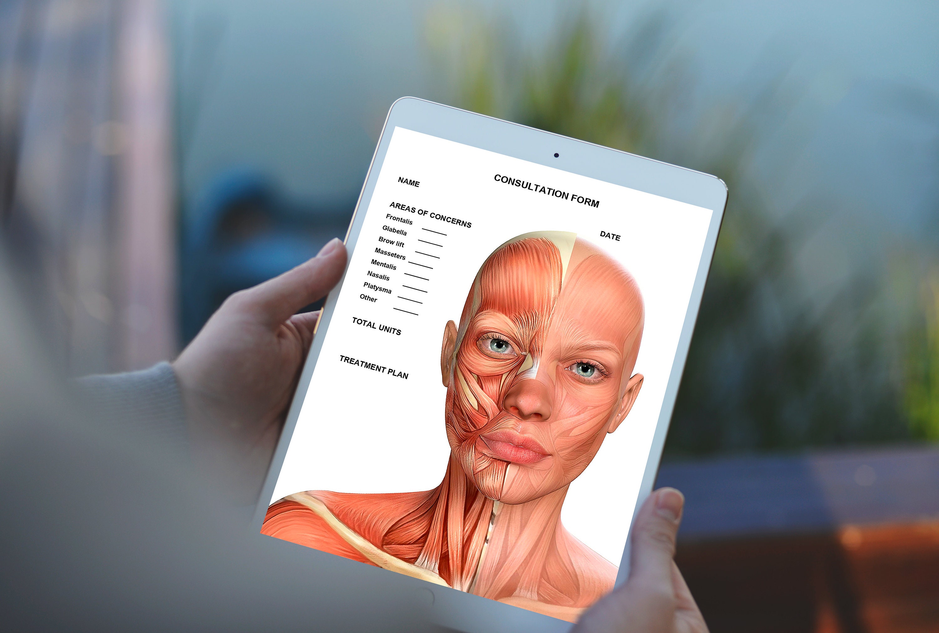 Nurse Injector Consultation Form, Neurotoxin Treatment Plan Template ...