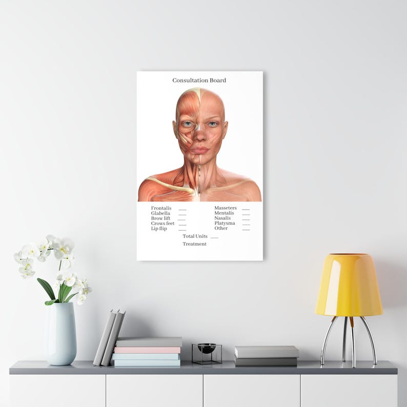 Large Wall Consultation Board, Nurse Injector Consultation Board, Dry ...