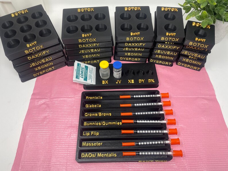 Neurotoxin Botox Fillers Dysport Injection Complete Tray Organizer ...