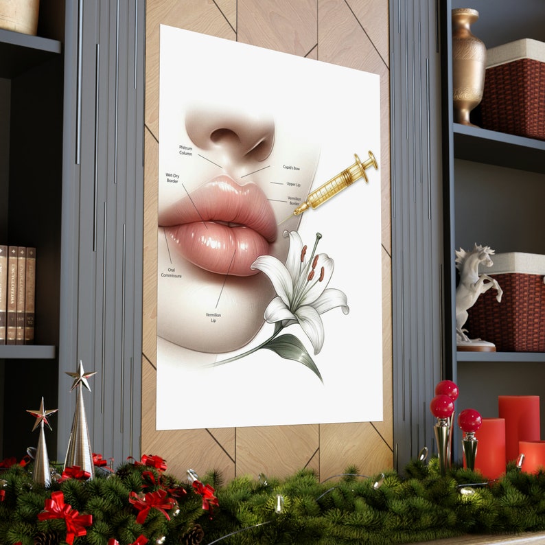 Customized With Logo Lip Filler Poster, Botox Poster, Med Spa Decor - Etsy