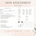 Skin Assessment Form Female Version, Skin Analysis Form, Nurse Injector ...