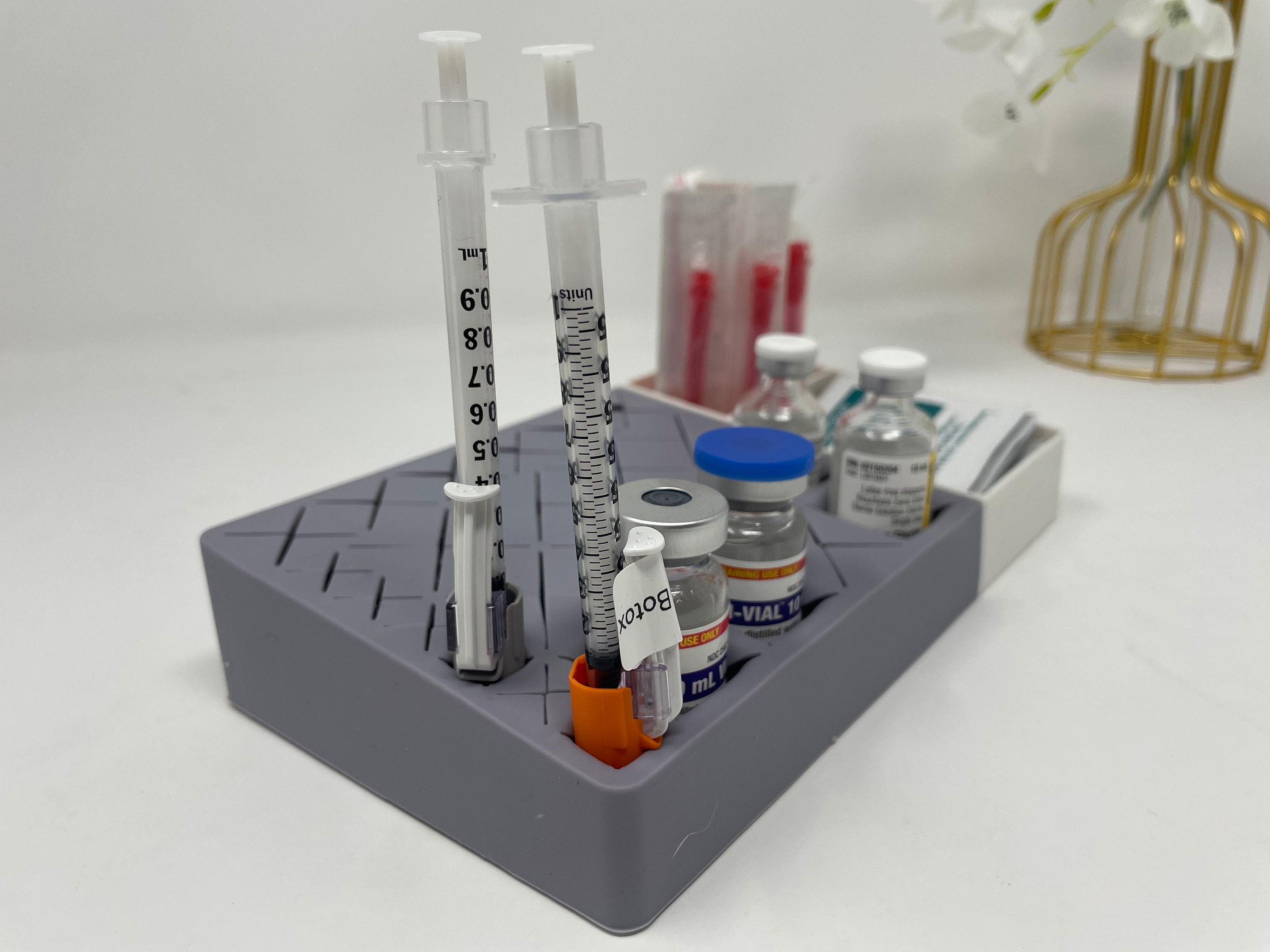 Silicone Vial Holder, Syringe Holder/organizer, Botox Holder, Tray ...