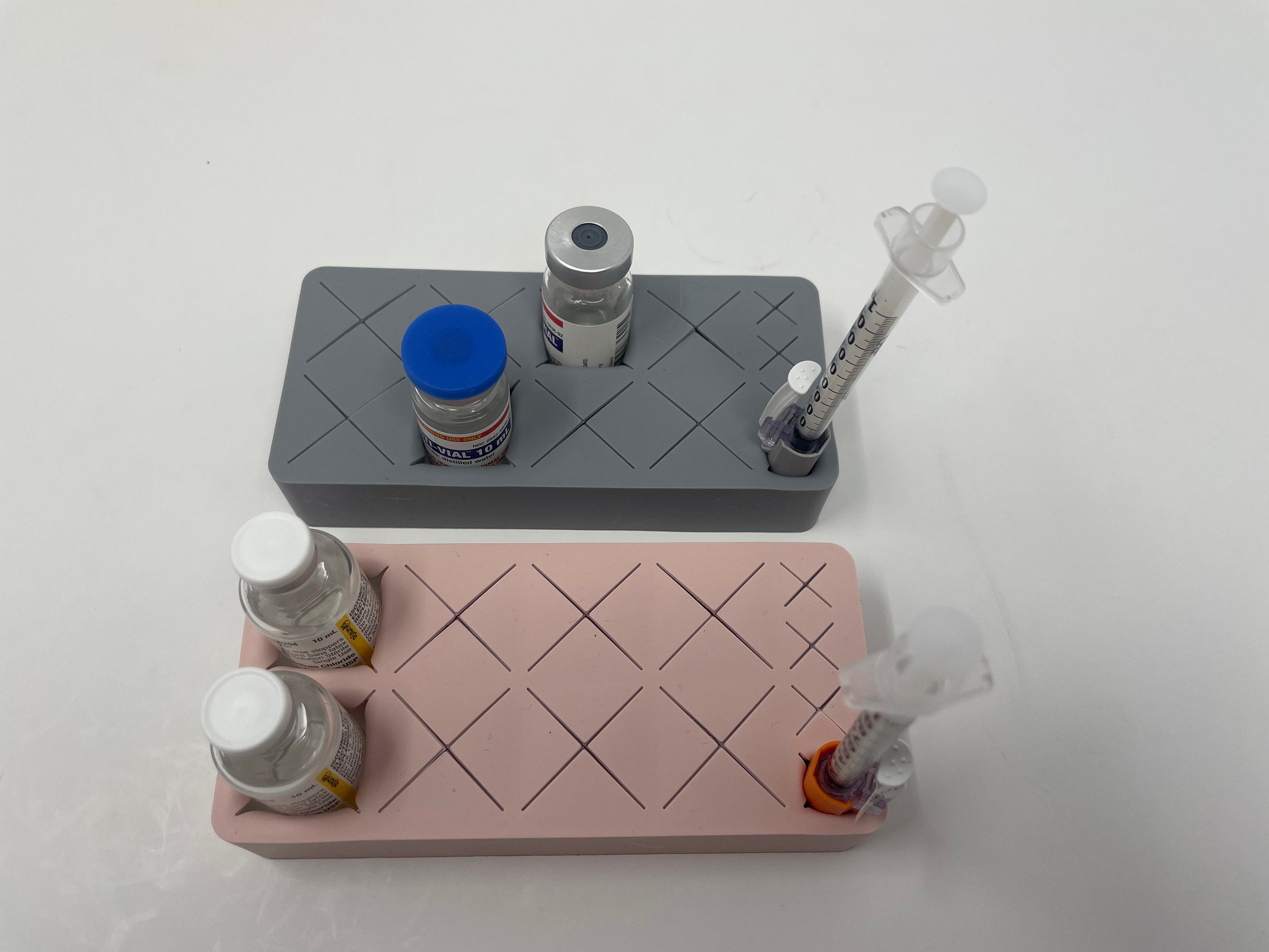 Syringe Holder/organizer, Silicone Vial Holder, Botox Holder, Tray ...