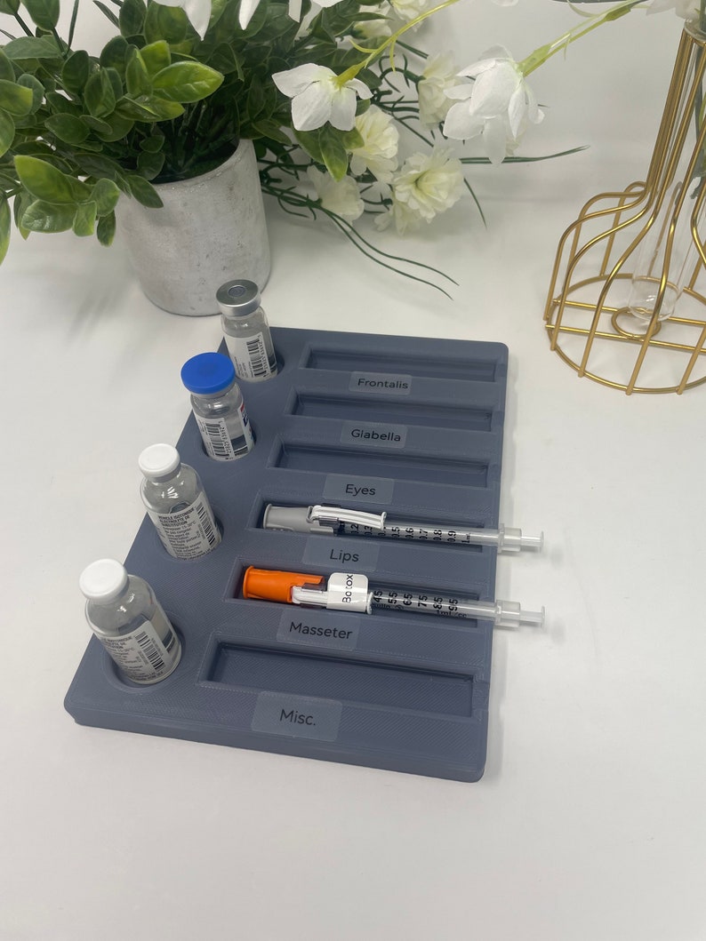 Botox Fillers Dysport Tray, Neurotoxin Tox Tray, Esthetic Practitioner ...