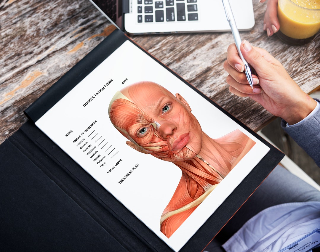 Nurse Injector Consultation Form, Neurotoxin Treatment Plan Template ...