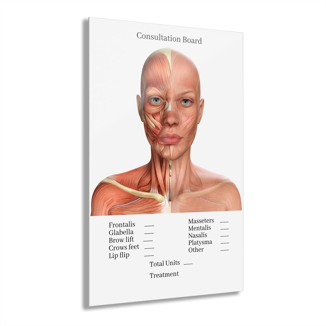 Large Wall Consultation Board, Nurse Injector Consultation Board, Dry ...