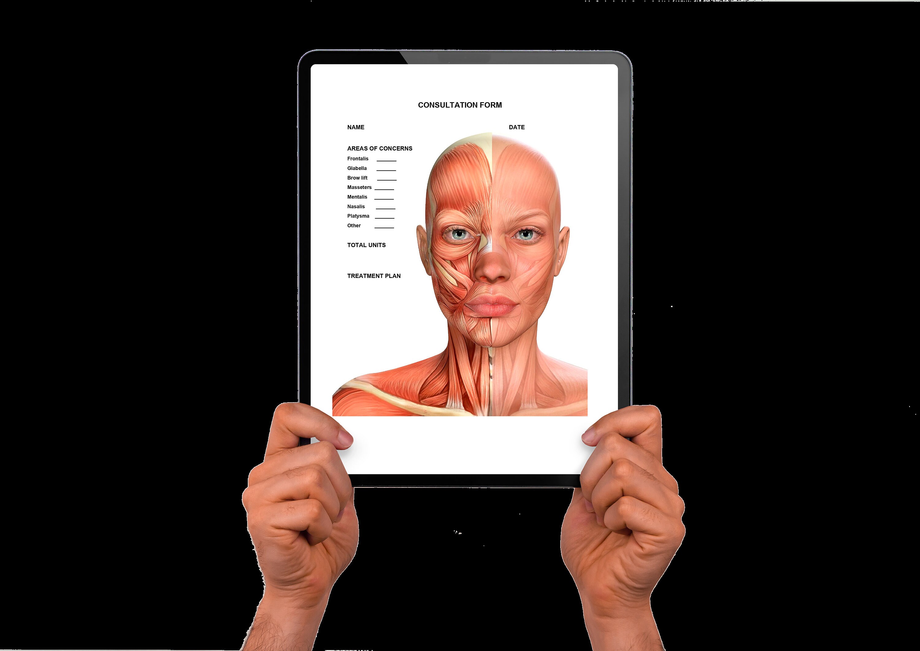 Nurse Injector Consultation Form, Neurotoxin Treatment Plan Template ...