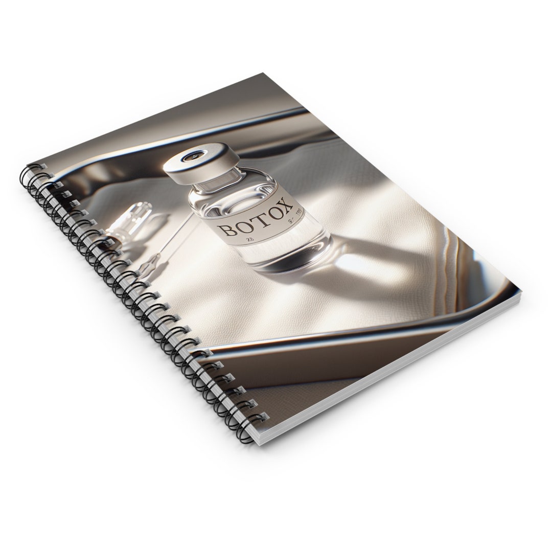 Botox Spiral Notebook - Ruled Line - Etsy