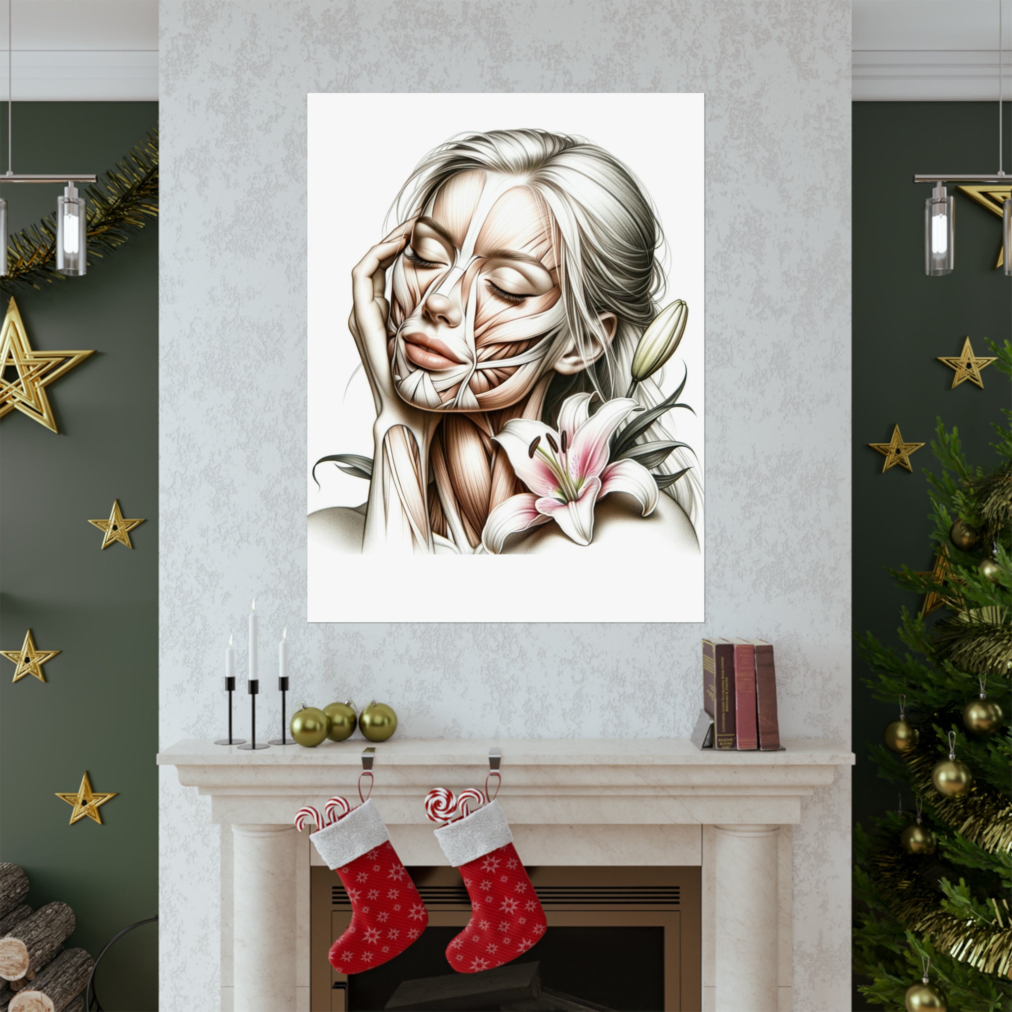 Facial Anatomy Poster, Facial Muscles Poster, Med Spa Decor - Etsy