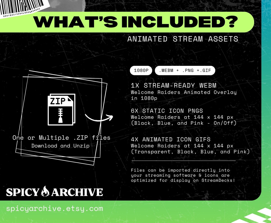 Welcome Raiders Animated Stream Overlay - Clean Fullscreen Twitch ...