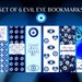Set of 6 Good Vibes Evil Eye Bookmarks Digital Bookmarks to - Etsy
