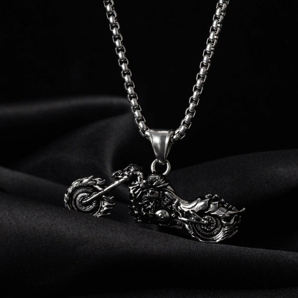 Motorcycle Pendant - Etsy