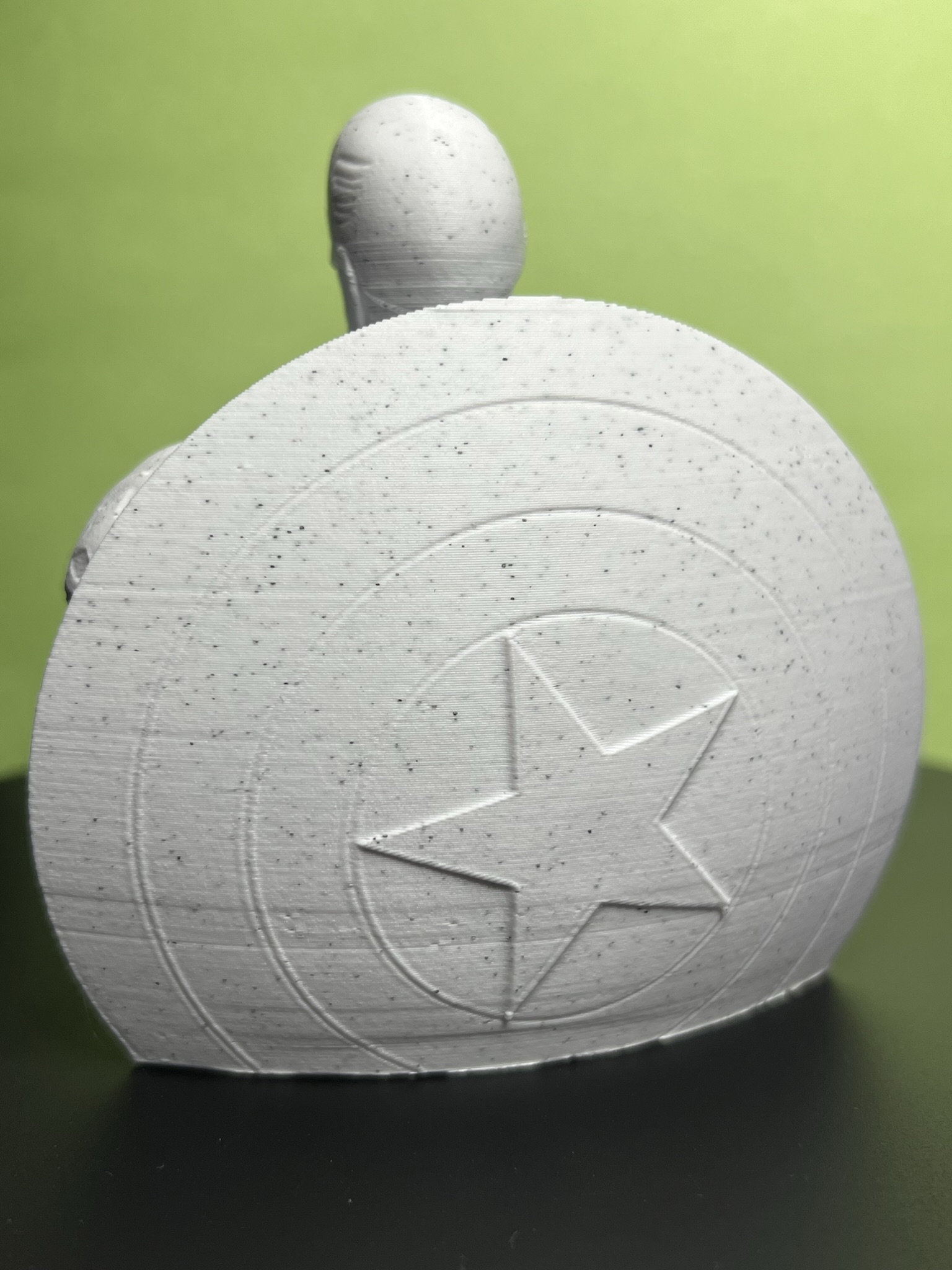 Marvel Captain America Bust With a Stone / Marble Finish - Etsy