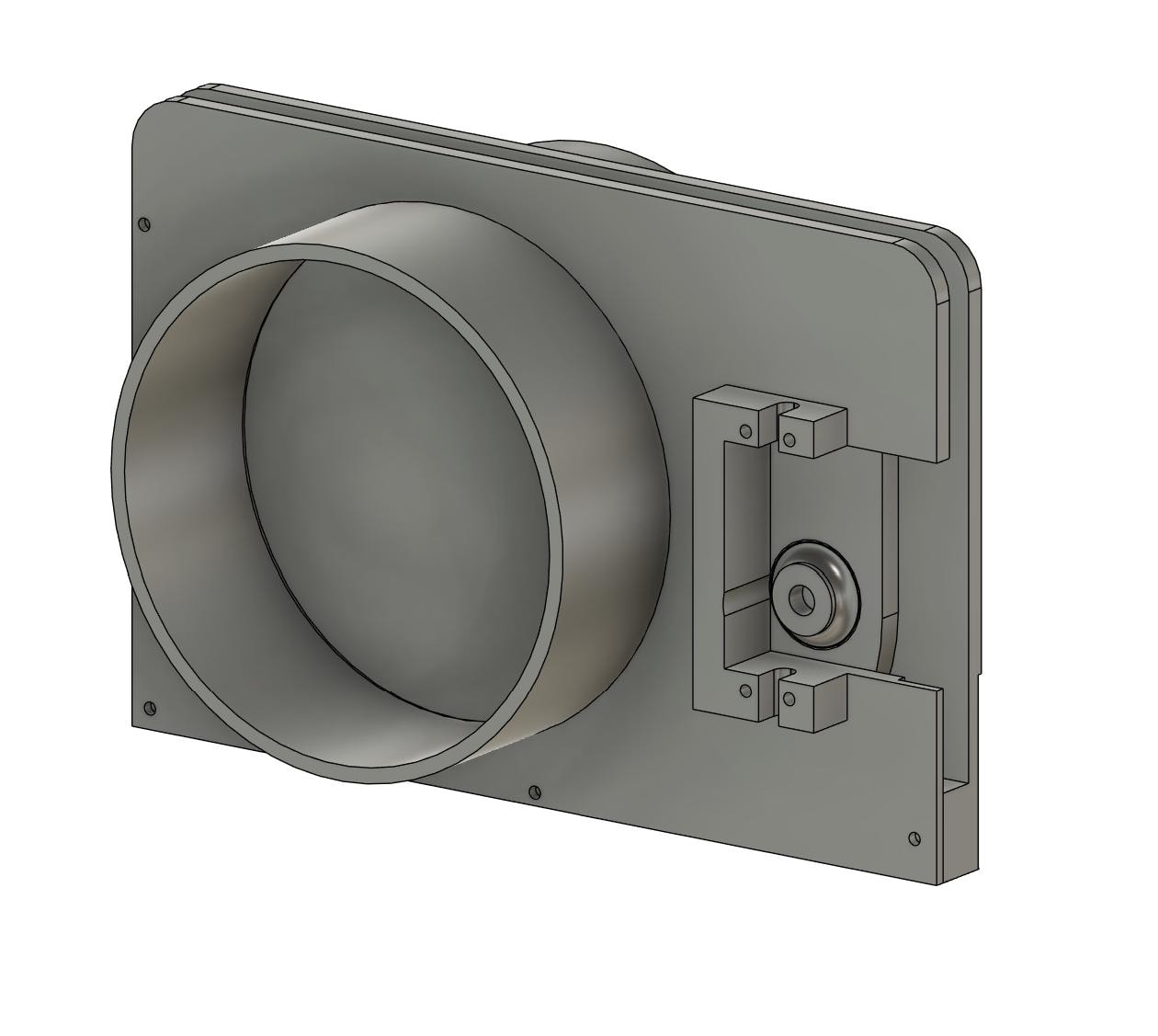 4" Motorized Blast Door for Dust Collection System | STL File, W ...