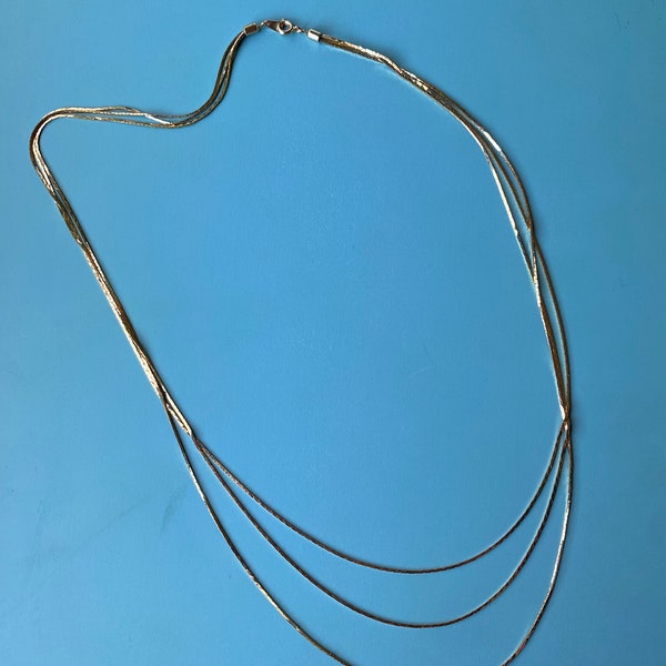 3 Layer Necklace - Etsy