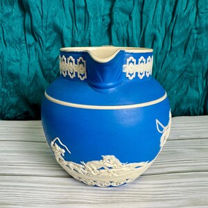 Vintage Pitcher, Blue and White, Copeland England - Etsy